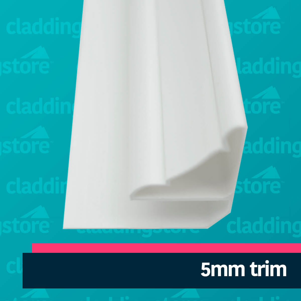 5mm White Coving Trim 2700mm Length - Free Delivery Over £49