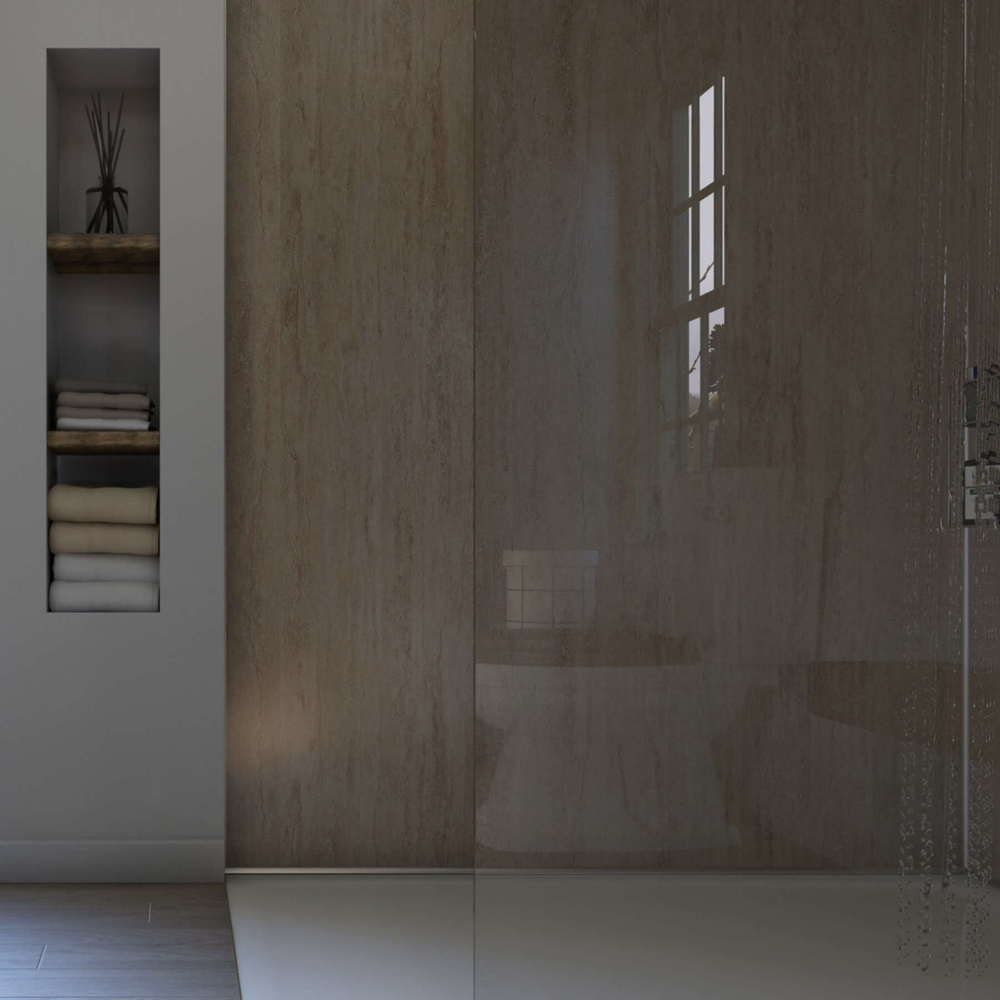 Ivory Marble Showerwall SW26 Waterproof Panels - Free Delivery*