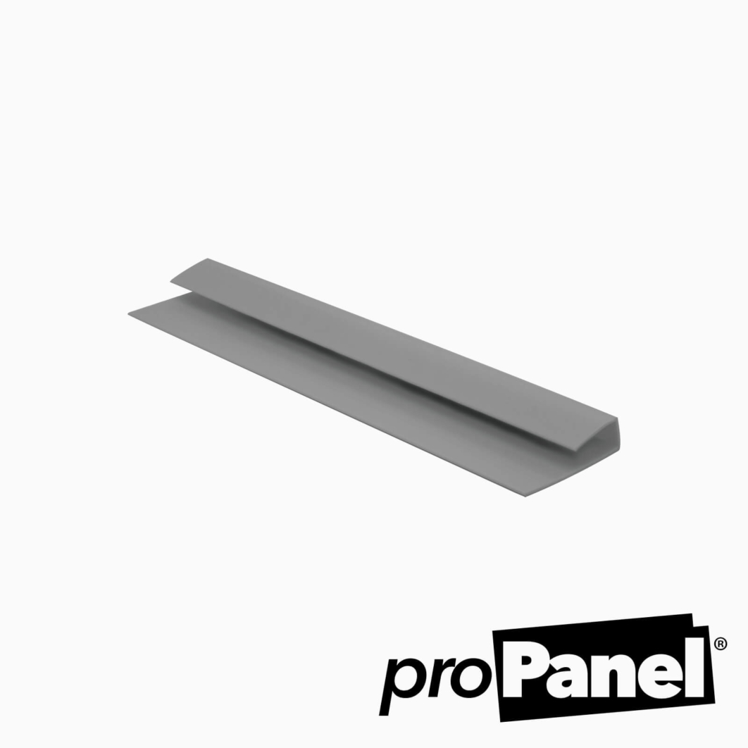 8mm White End Cap Trim 2700mm Length - Cladding Store