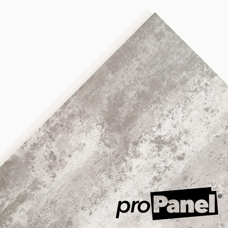 Light Grey Metallic Ash Cladding 5mm x 250mm x 2700mm - Cladding Store