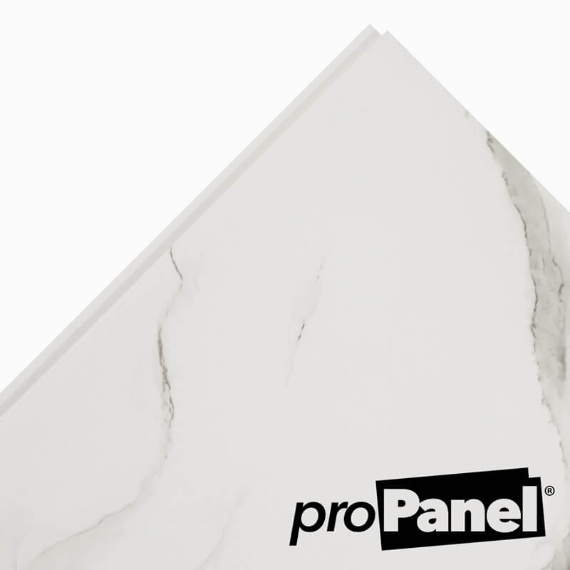 White Marble Cladding 5mm x 250mm x 2700mm - Cladding Store